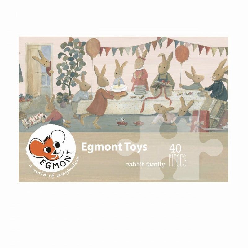 Пазл для детей Egmont Toys - Пазл "Семья кроликов", 40 эл.- Эгмонт тойс 7773914