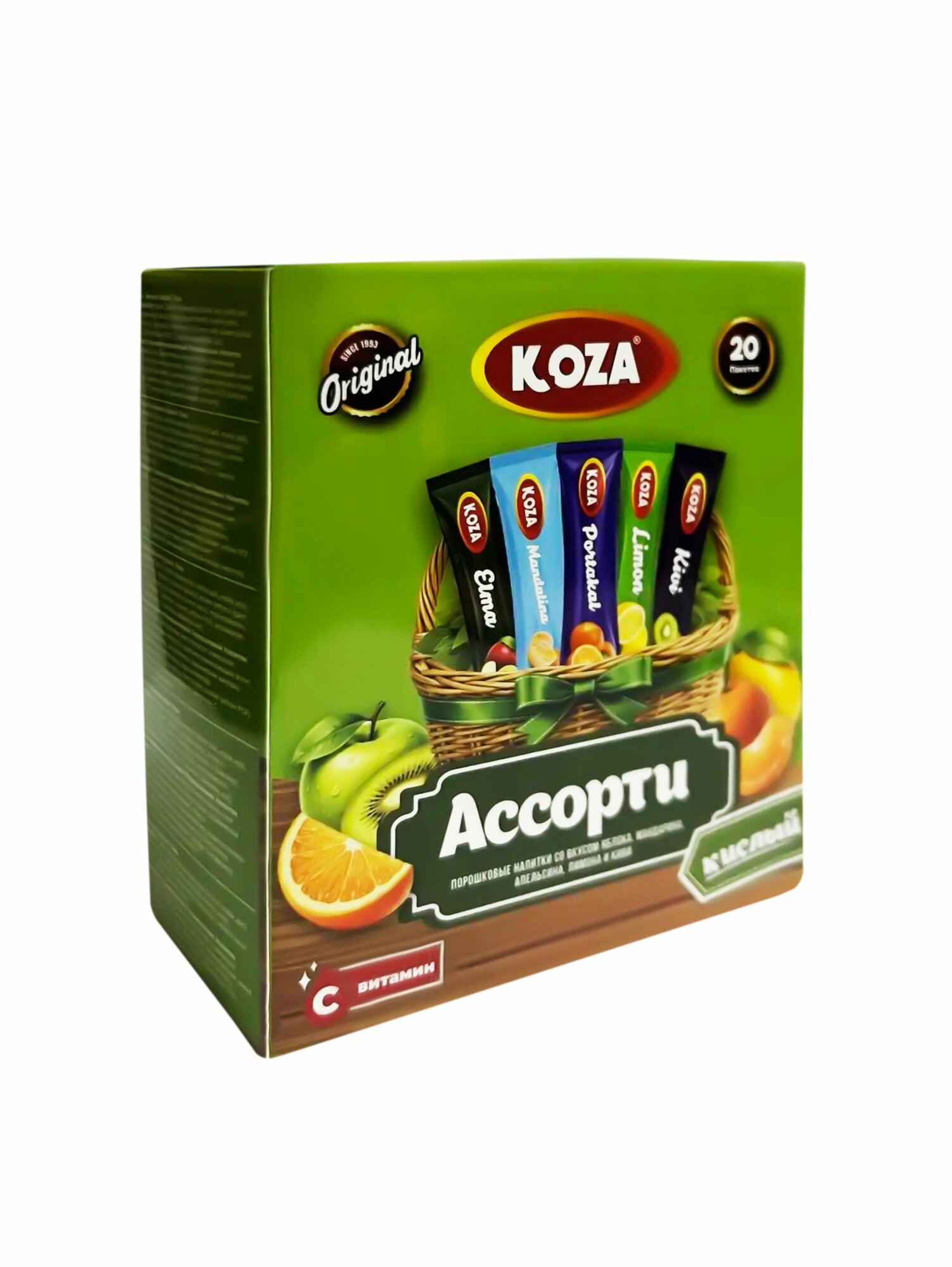 Быстрорастворимый чайный напиток "Кислый", "Koza", Eksi, (20шт) 30гр. Турция