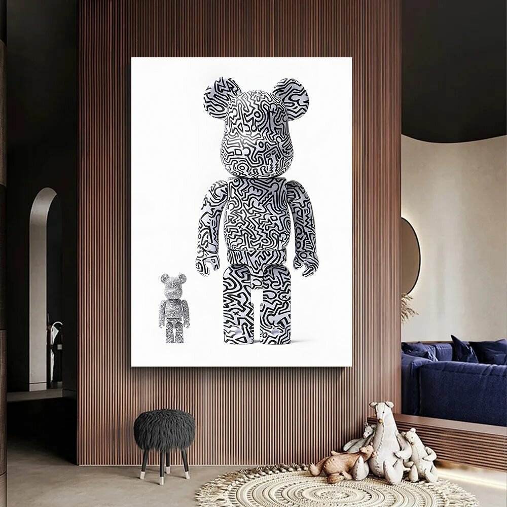 Картина kaws, картина на стену, 40х60