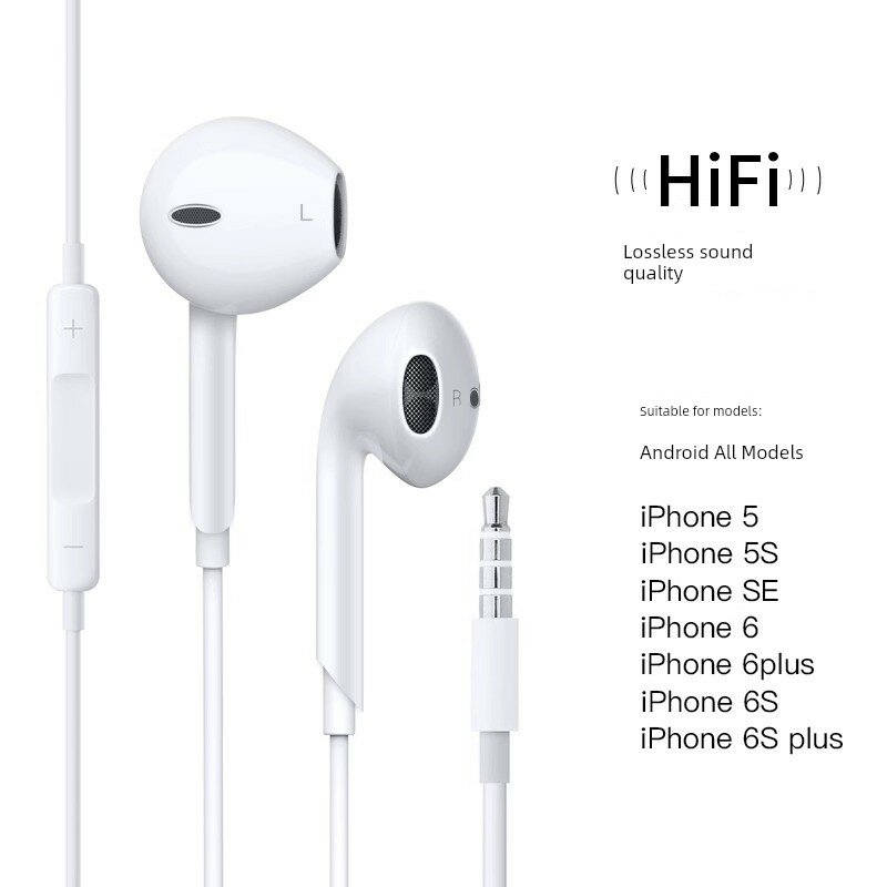 Наушники с 3.5 мм разъемом для iPhone 5, 5S, 6, 6 Plus серии - совместимость с Apple