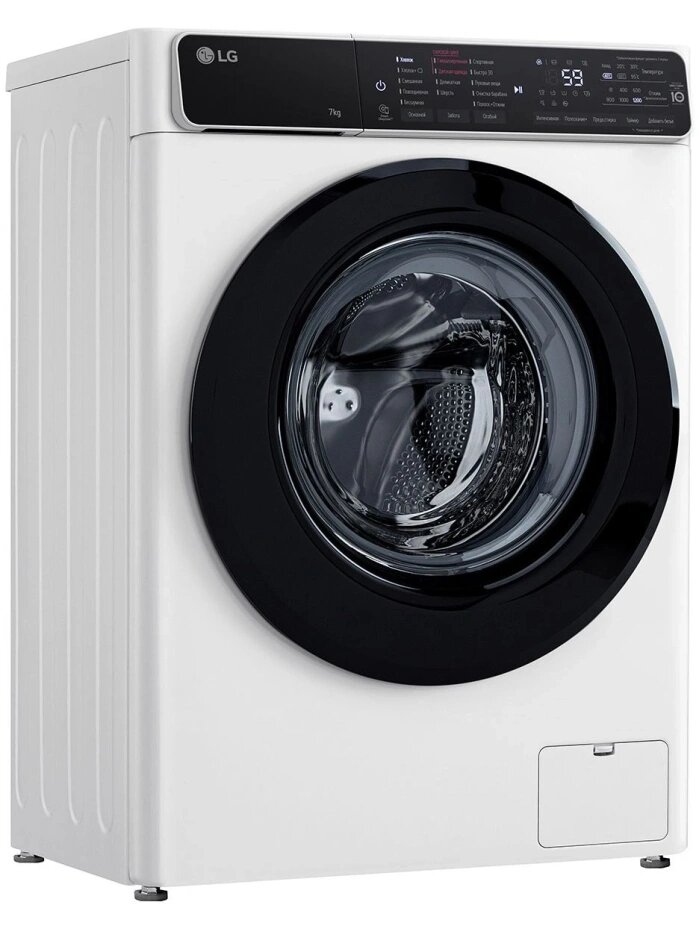 Стиральная машина LG F2T3HS6W, 7кг, 1200 об/мин, узкая, инвертор