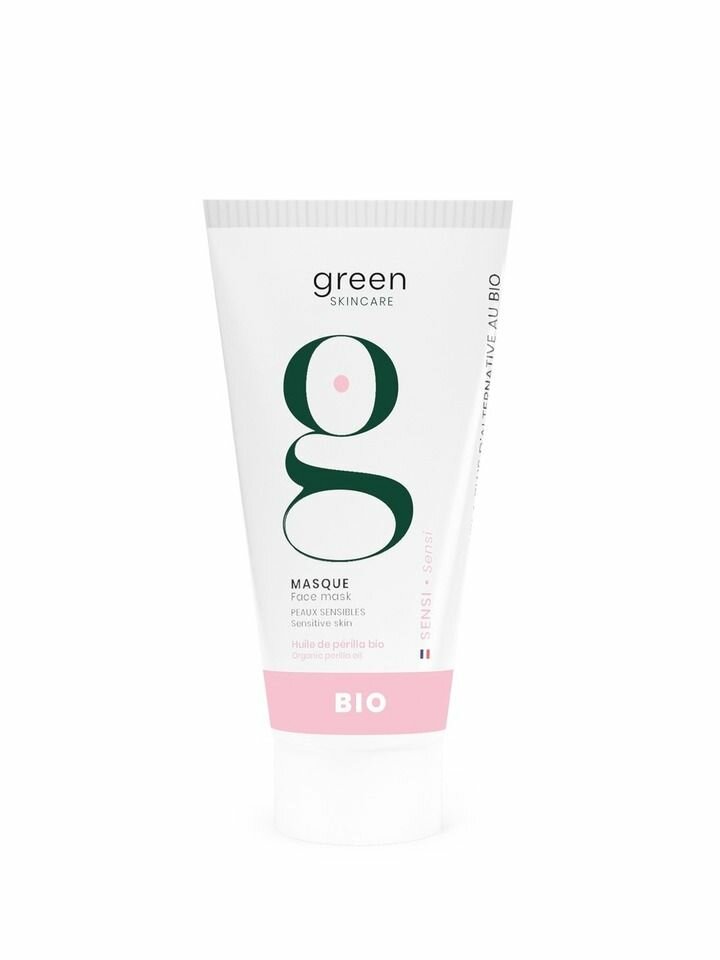 GREEN SKINCARE Успокаивающая маска для лица с календулой для чувствительной кожи 50 мл