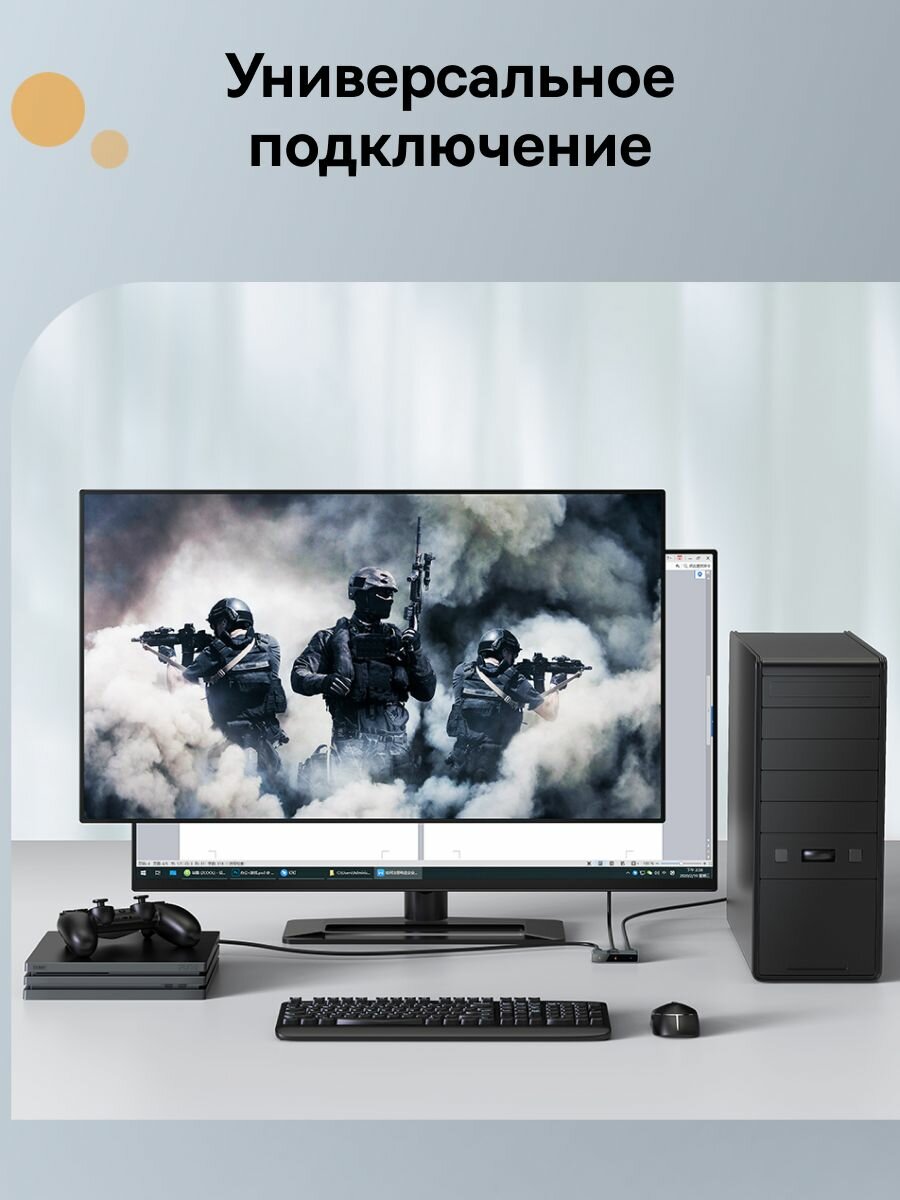 Baseus HDMI сплиттер 2 в 1 / 1 в 2 — фото 1