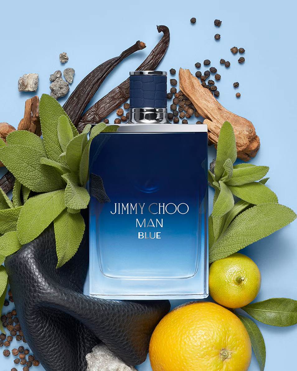 Jimmy Choo Man Blue 100 мл туалетная вода для мужчин, древесные, фужерные