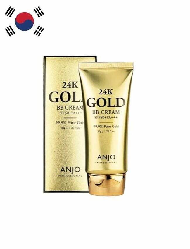 BB крем Anjo Professional с золотом SPF50+PA+++, 50 мл