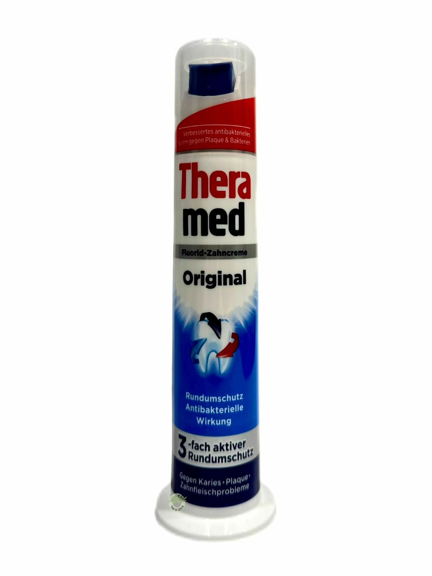 Зубная паста отбеливающая немецкая, тройное действие TheraMed, Германия, 100 мл
