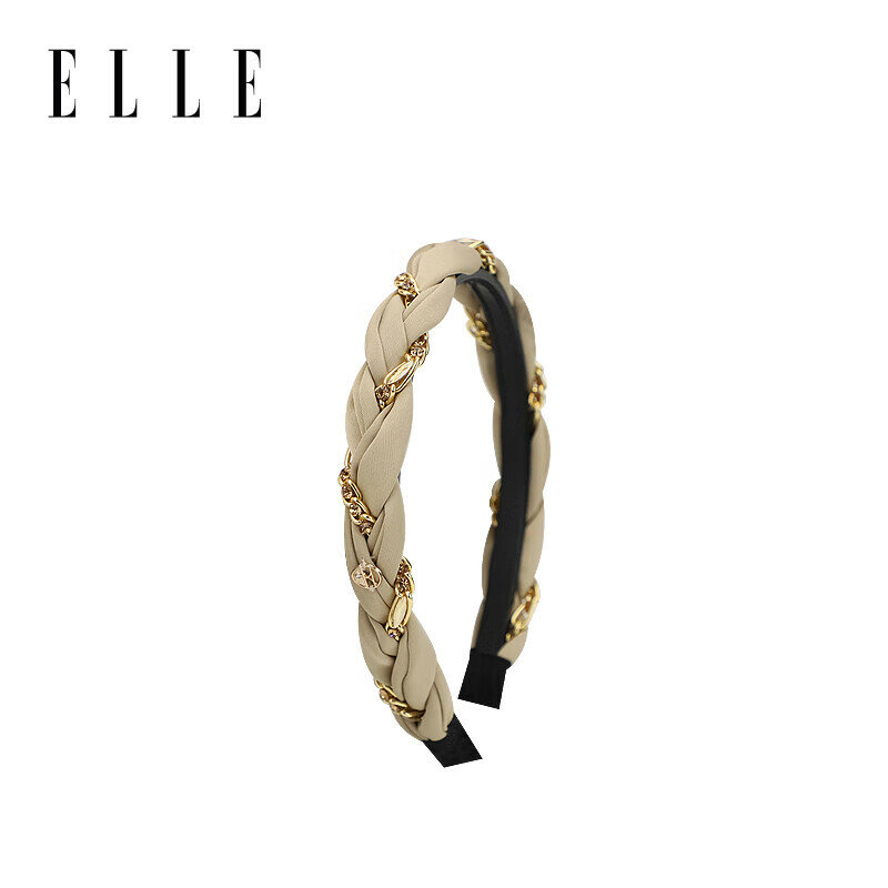 ELLE French Style Chic Headband for Women, Fashionable and Versatile High-end Headband with Elevated Crown, Perfect Gift for Girlfriend