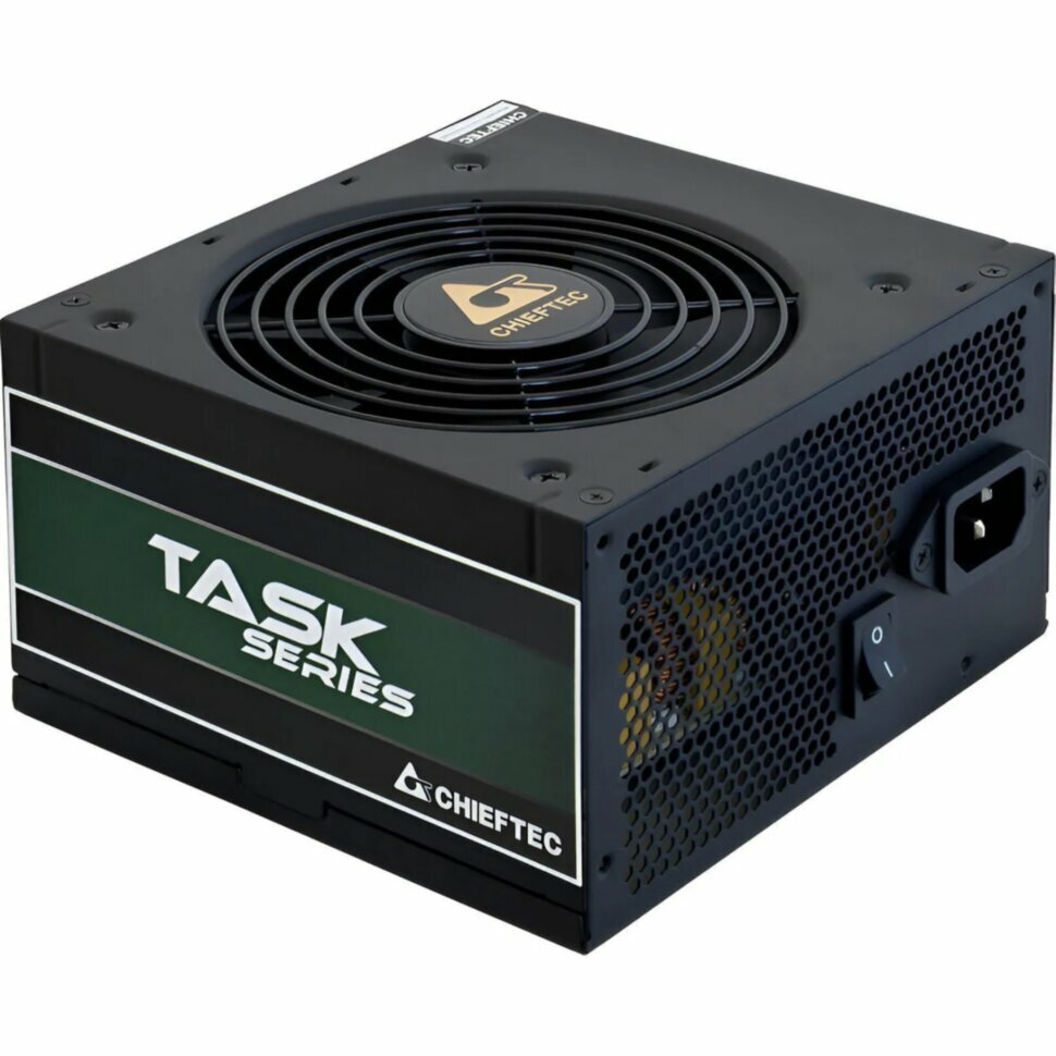 Блок питания Chieftec Task TPS-600S, 600W, 80 PLUS BRONZE, APFC, 12cm fan, 2105856