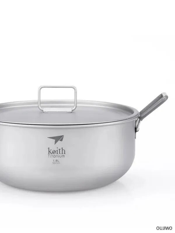 Кастрюля титановая Ti6015, 1,8Л
