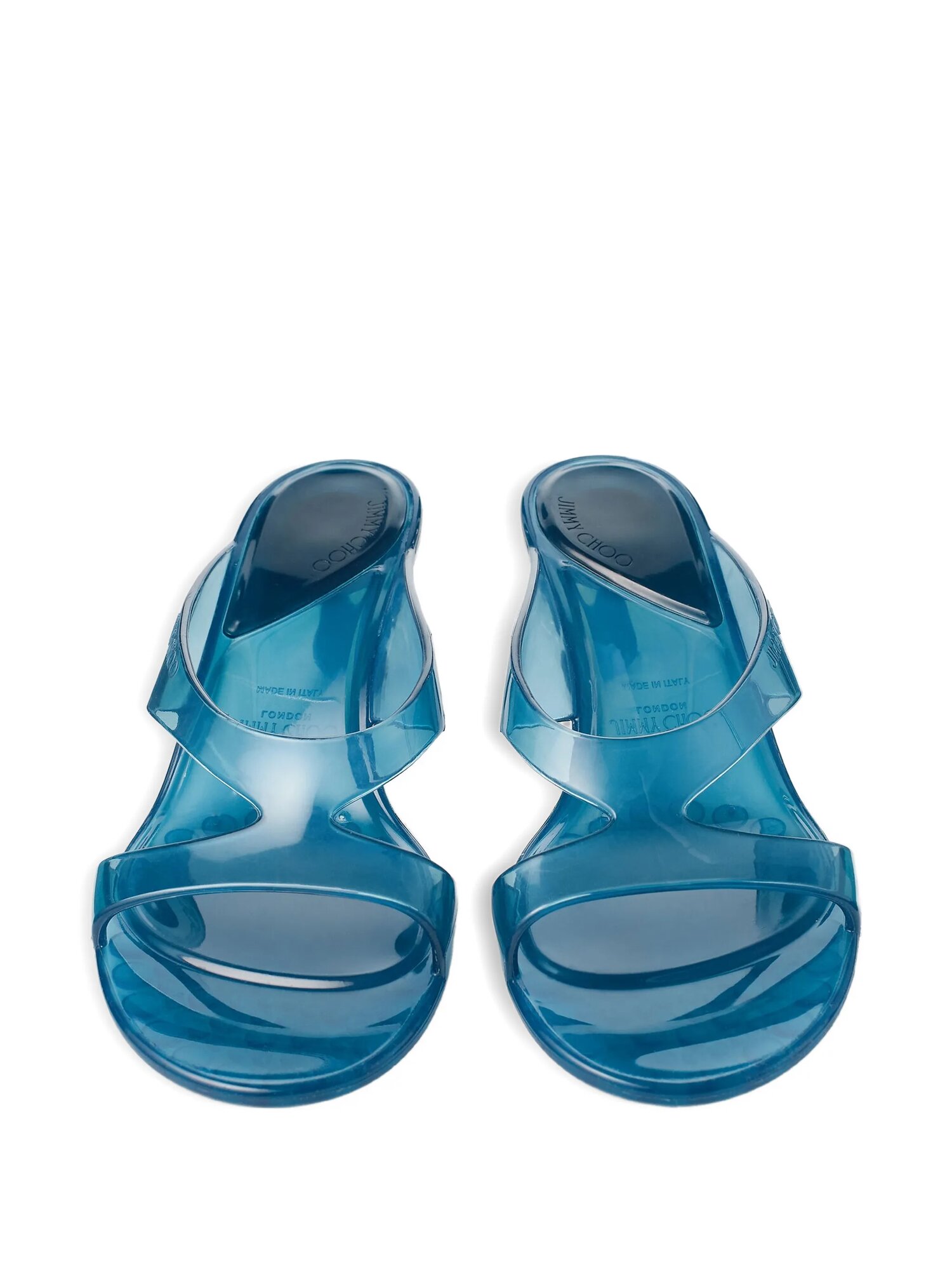 Мюли JIMMY CHOO Jelly Drop, размер 41, синий — фото 1