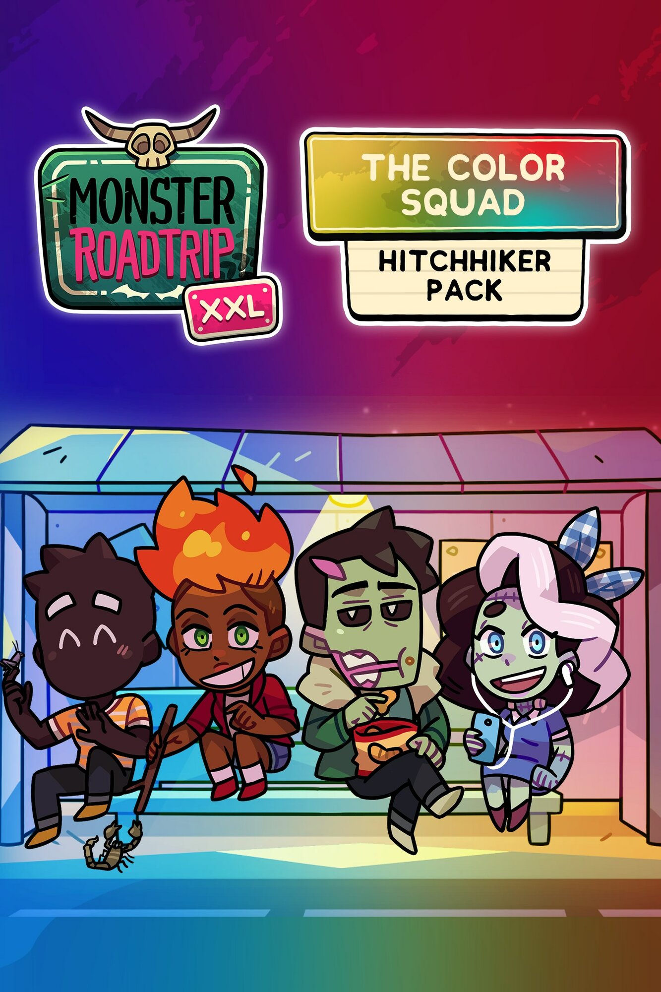 Monster Roadtrip Hitchhiker Pack - The Color Squad — DLC — дополнение (DLC) для Xbox / Microsoft Store · Xbox · цифровой ключ · нужна базовая игра