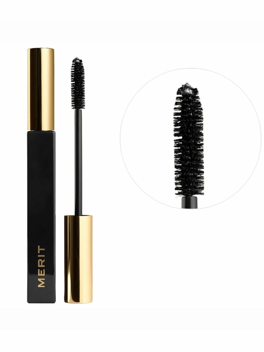 MERIT Тушь для ресниц Clean Lash Lengthening Tubing Mascara (Black) 17 мл