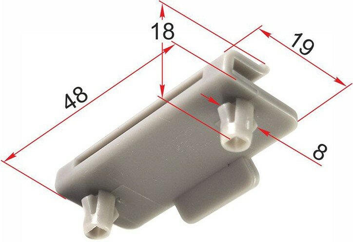 Клипса крепления фары SAT ST-M12223 TOYOTA HIGHLANDER/KLUGER 00-07 низ 1 шт