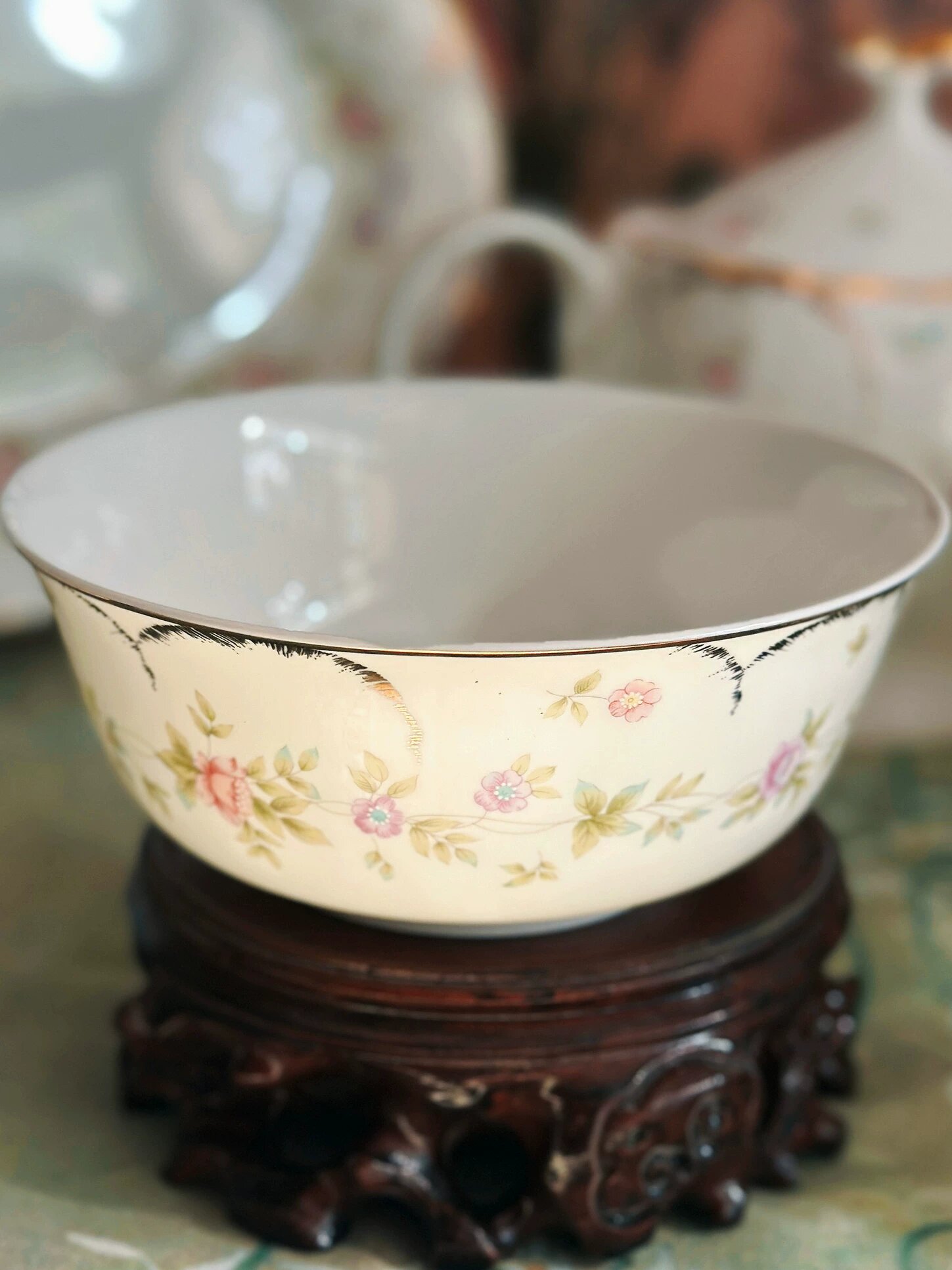 Рисовая миска Taobao, костяной фарфор, французский стиль, 13х6 см