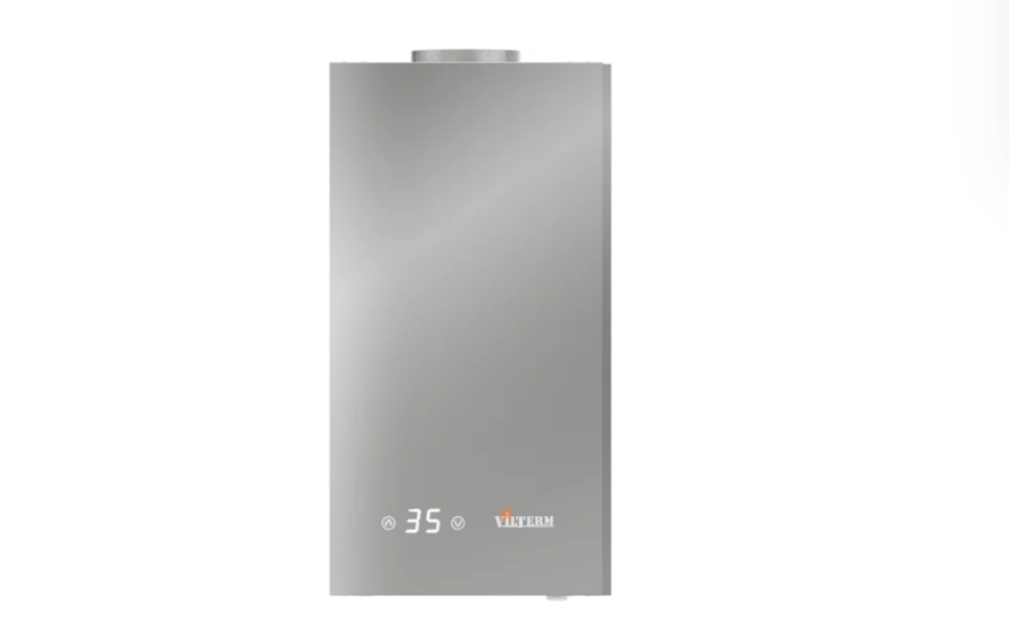 Газовая колонка VilTerm E11 Glass серебро