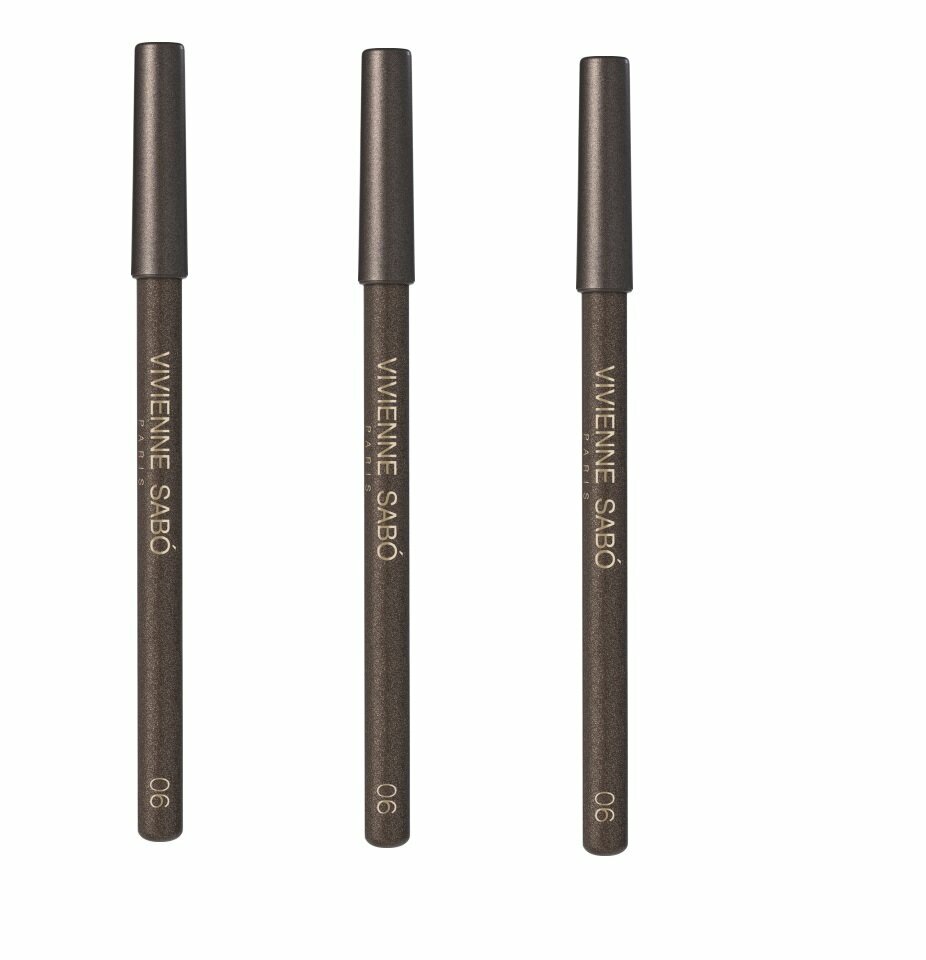 Карандаш для глаз Vivienne Sabo Crayon Contour des Yeux " Merci" 06 3шт