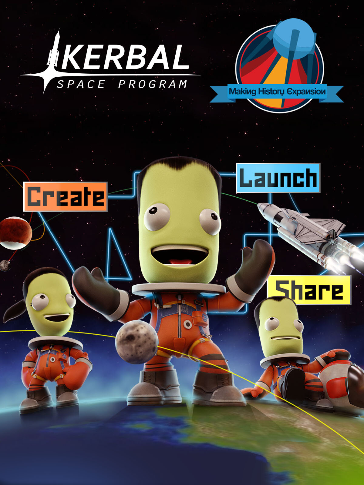 Kerbal Space Program: Making History (Steam; PC; Регион активации РФ, СНГ)