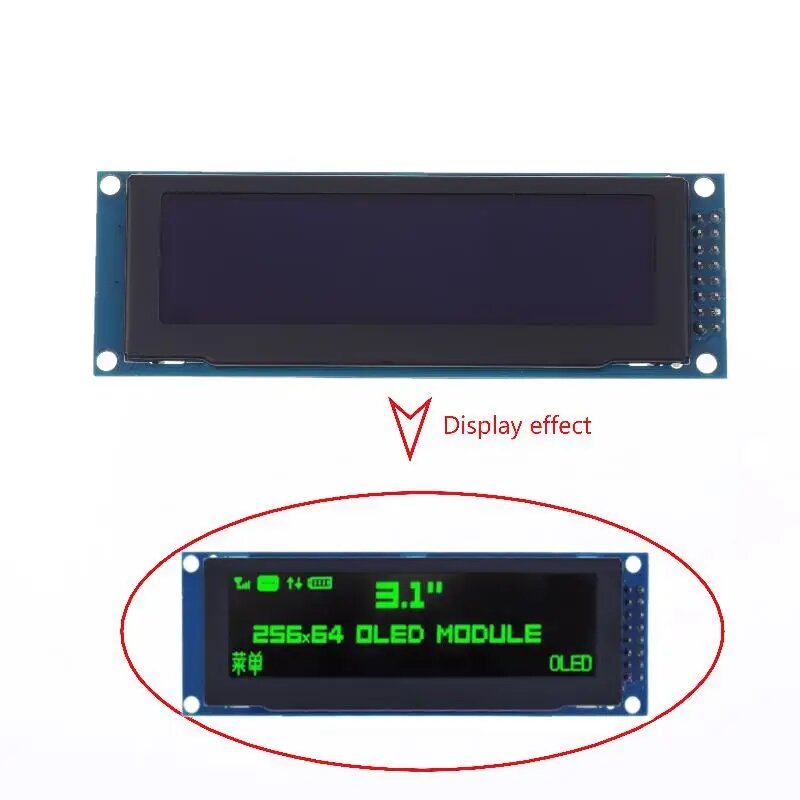 OLED дисплей 3.1" A4, модуль