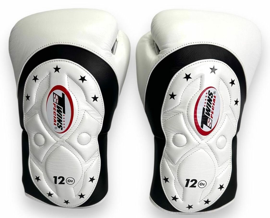 Боксерские перчатки Twins BGVL6 MK black white 14 унций