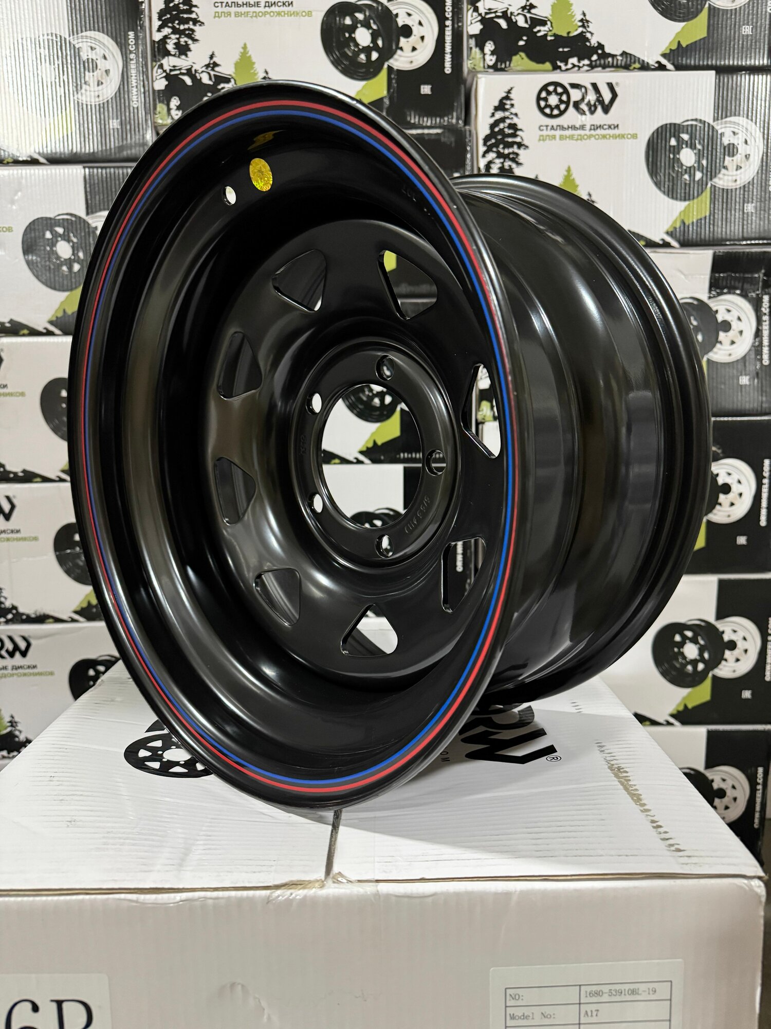 Диск УАЗ R16 стальной 5x139.7 16x8 off-road усиленный, вылет et-19 ORW