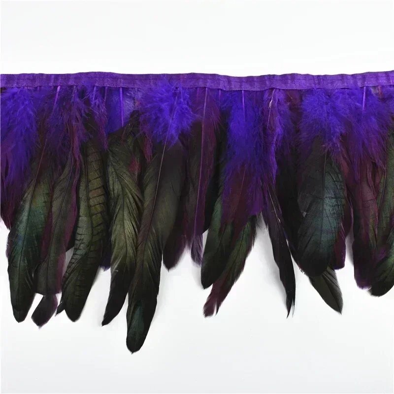 Фетр Xywae из пера фазана Фиолетовый, 1Meters, Purple