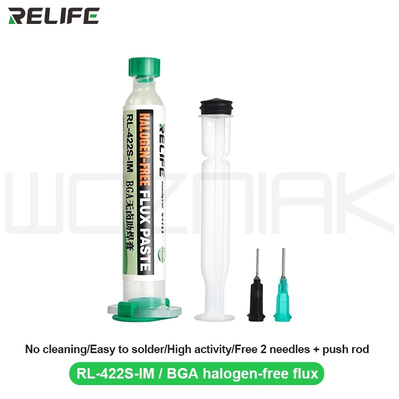 Флюс RL-422S-IM, BGA, без очистки, 2 иголки