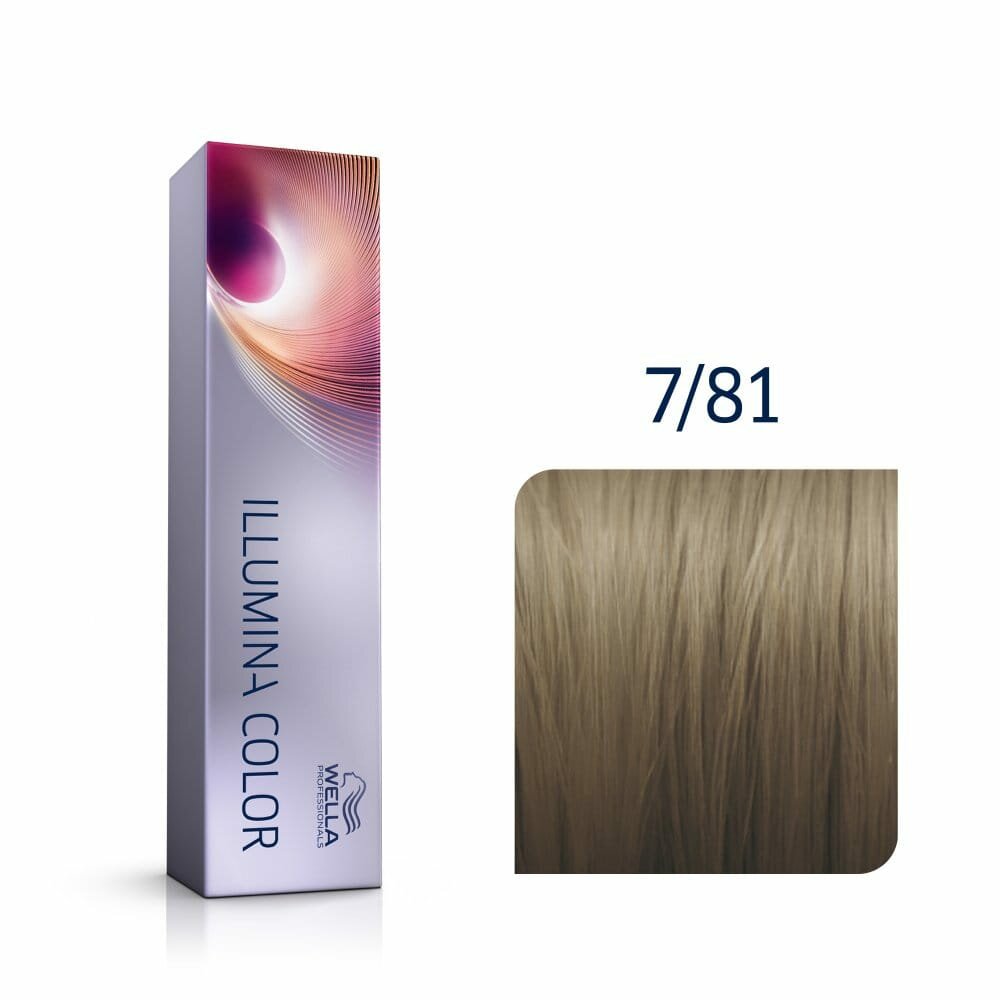 Краска для волос Wella Professionals Illumina Color 7/81 60 мл