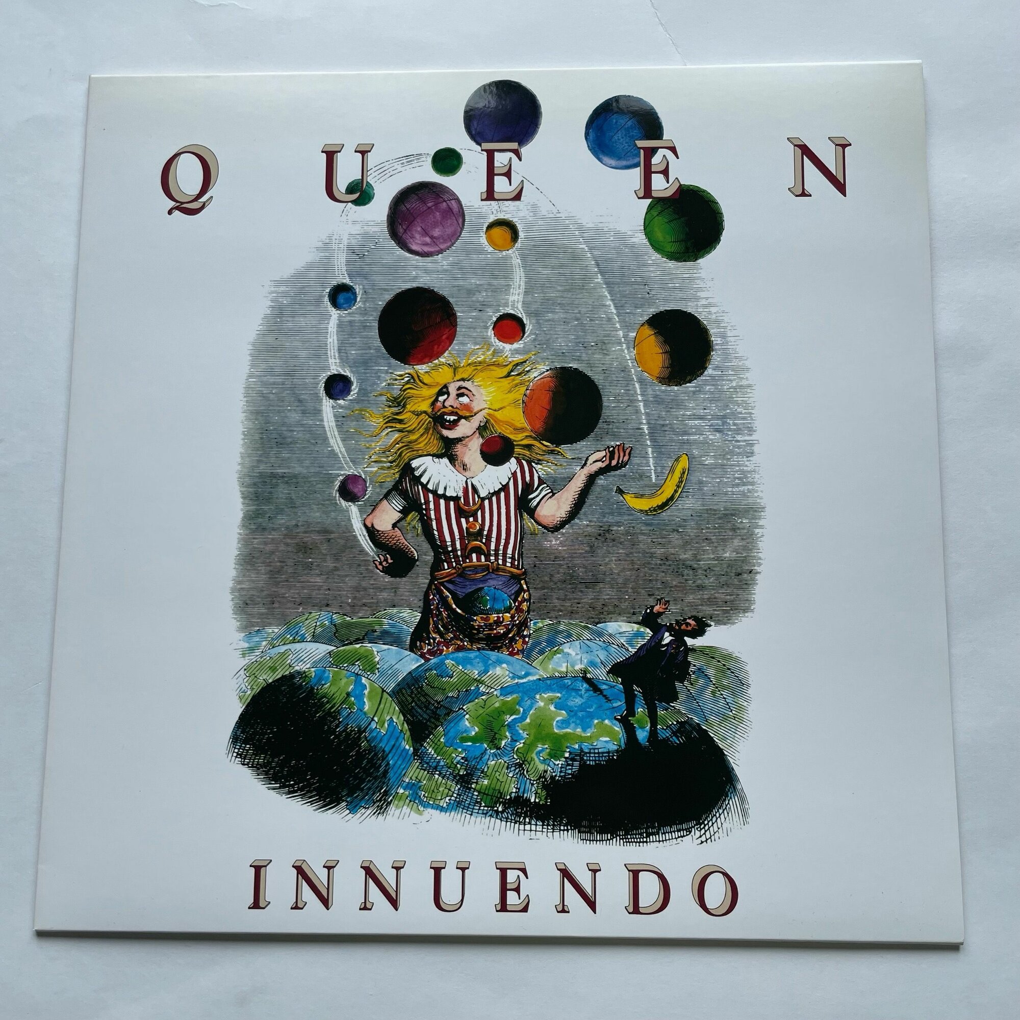 Винтажная виниловая пластинка LP Queen Innuendo The Show Must Go On (Европейский Союз 2009)
