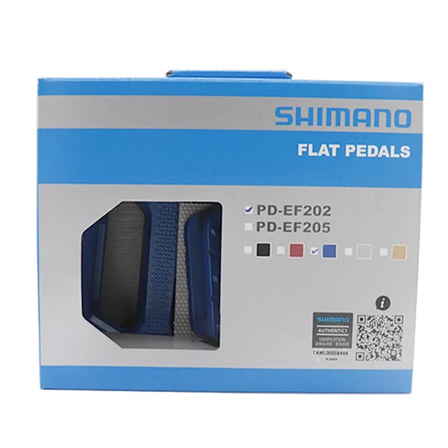 Shimano PD-EF202 плоские педали, Blue
