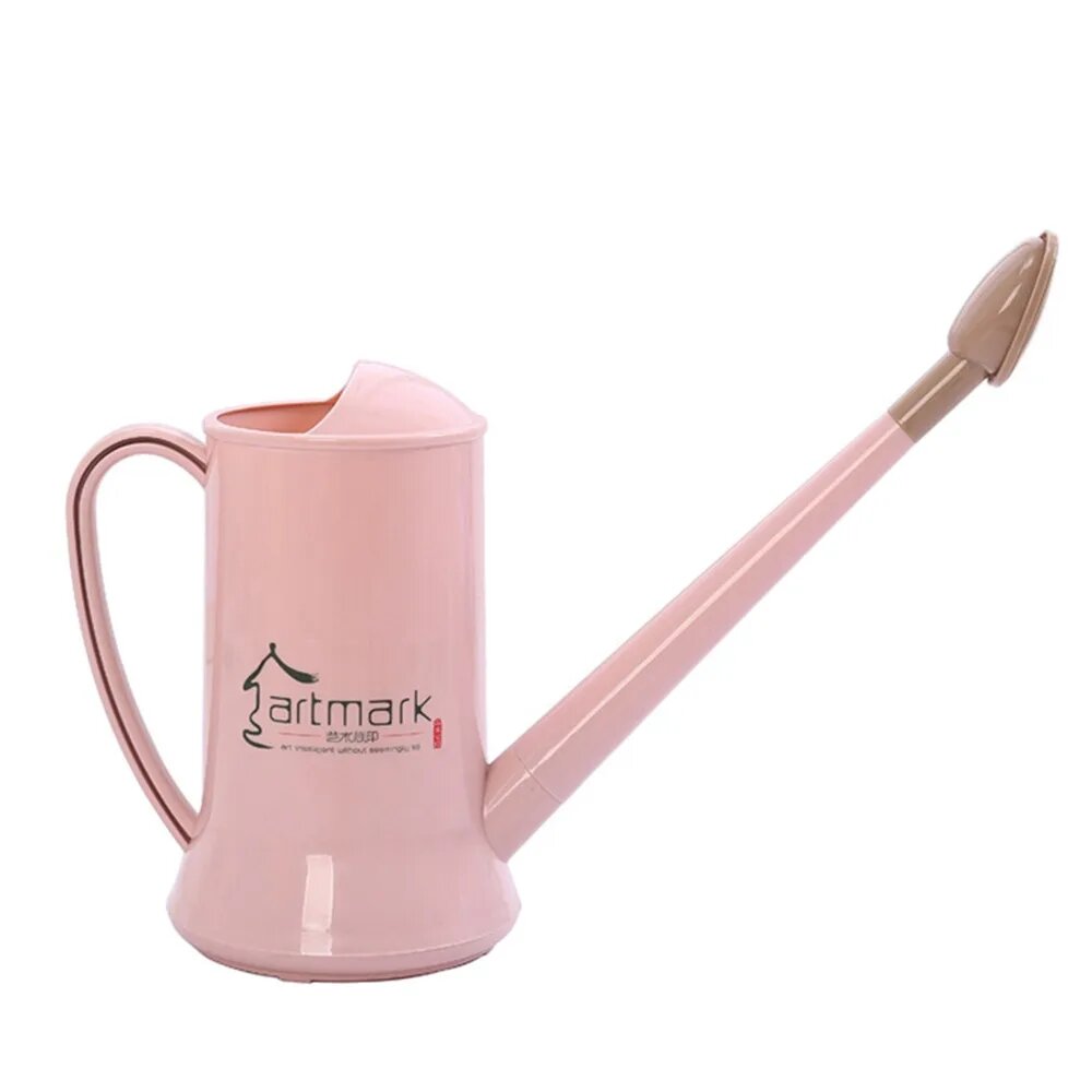 Многоцветная пластиковая лейка 2 л с длинным носиком Розовый, Light Pink