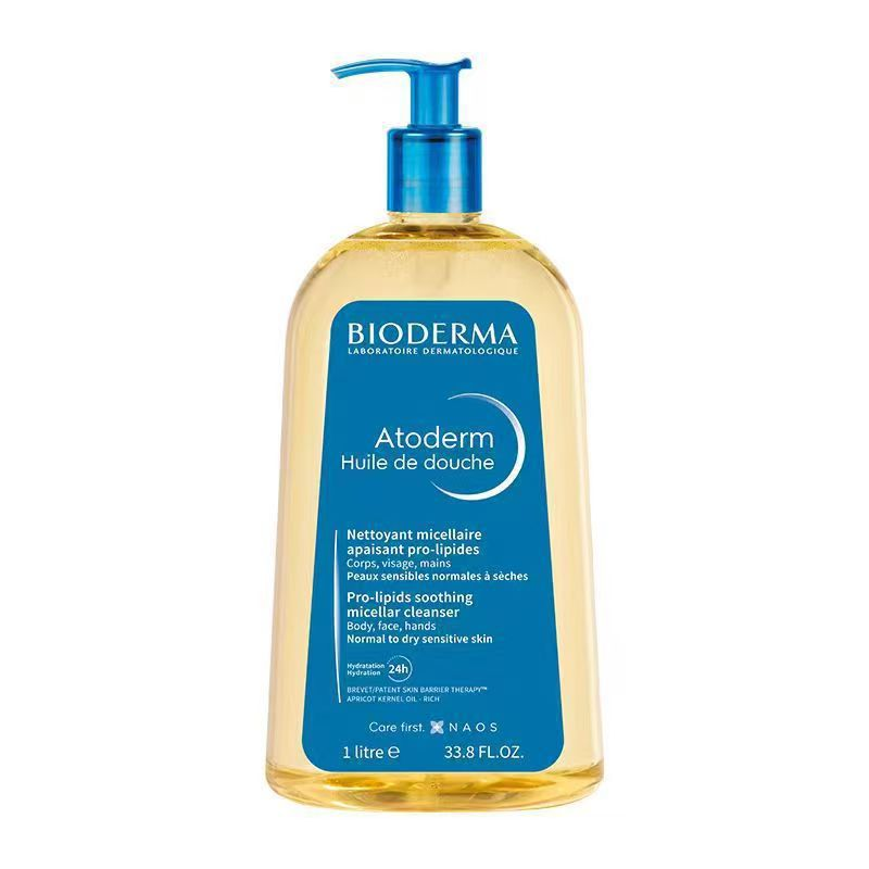 BIODERMA Atoderm Масло для душа для сухой, чувствительной и атопичной кожи ультрапитательное, 1л