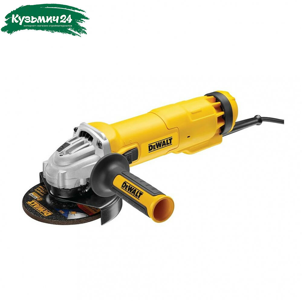 Машина шлифовальная угловая DeWALT DWE4207-QS, 1010 Вт, 125 мм, 11000 об/мин
