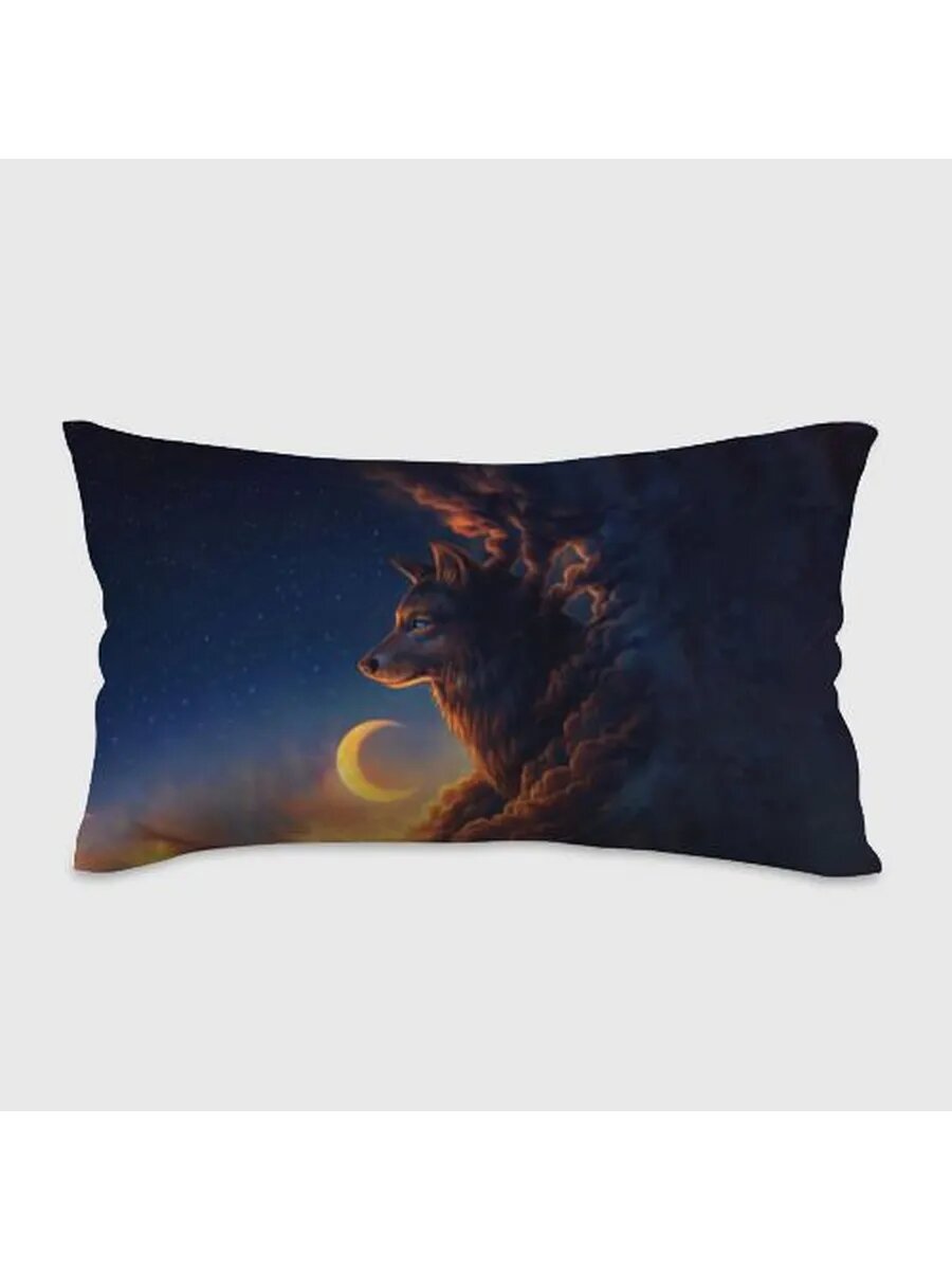 Ночной Волк Night Wolf Подушка