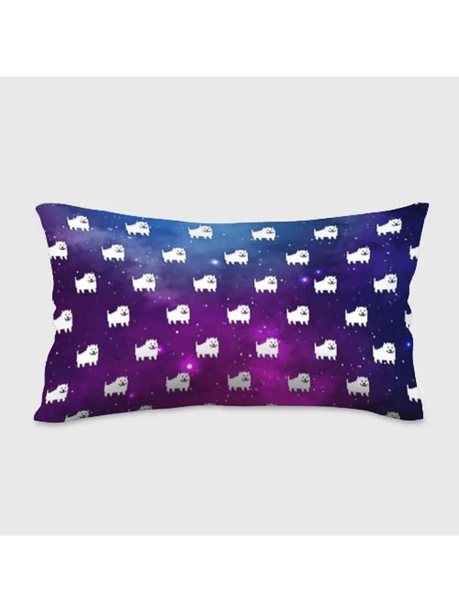 Undertale dogs pattern space Подушка — фото 1