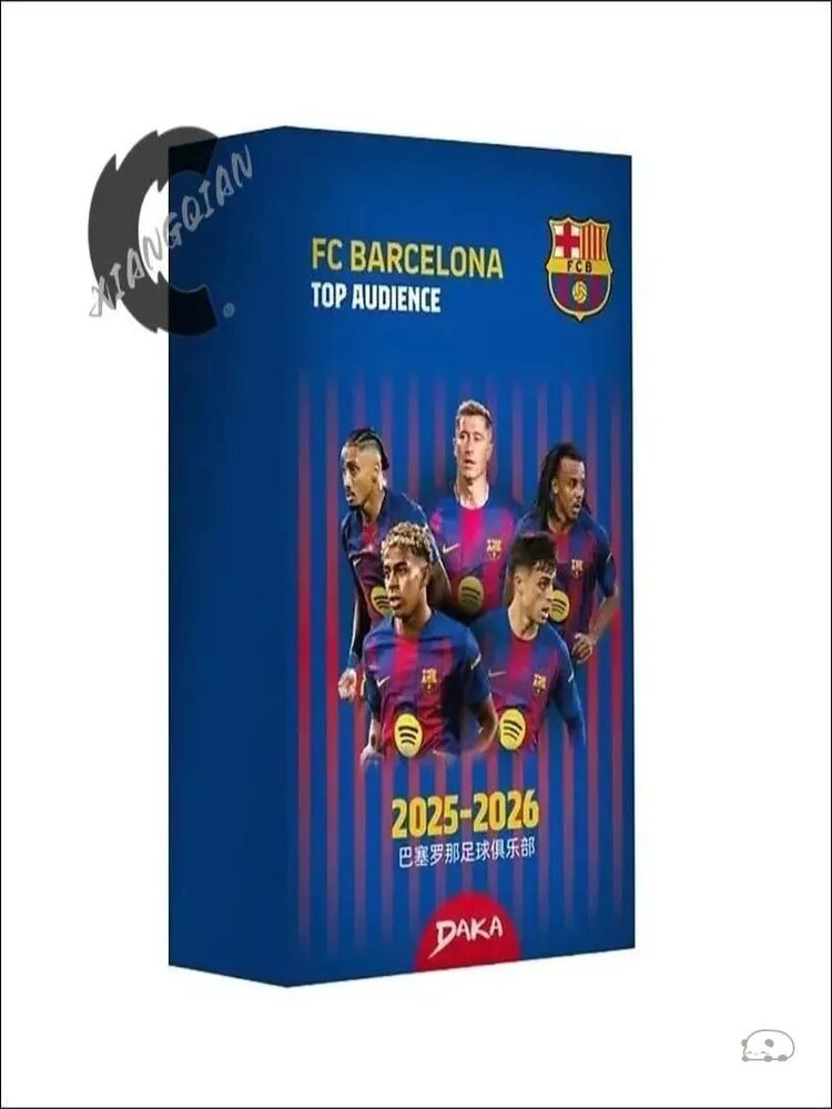 Эксклюзивные коллекционные карточки Барселоны DAKA 2526 серии TOP AUDIENCE от Futbol Club Barcelona