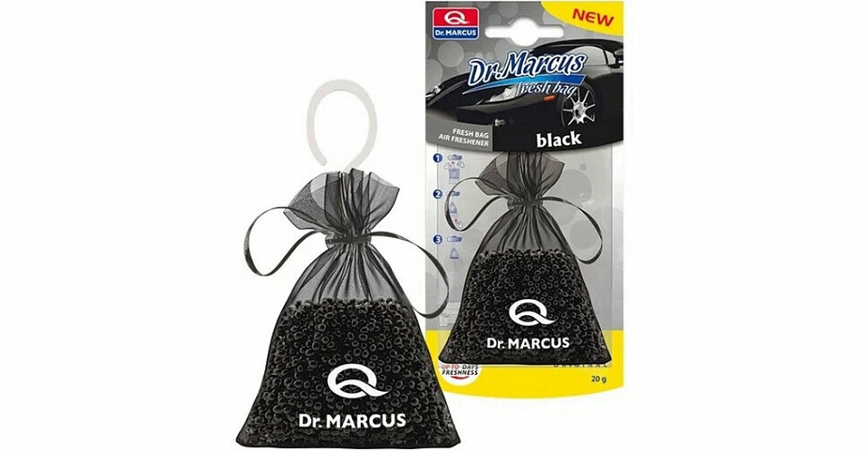 Освежитель (ароматизатор) подвесной мешочек с гранулами D.MARCUS Fresh Bag Black (72) Dr. Marcus арт. DM430bl - высокое