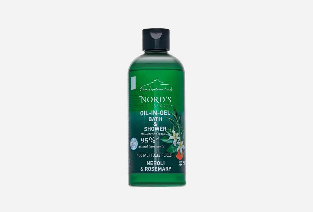 NORDS SECRET neroly & rosemary Гель-масло для душа 400 мл