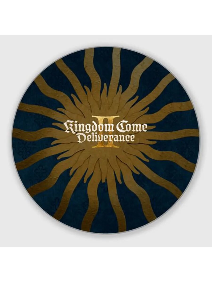 Kingdom come deliverance key art круглый Коврик