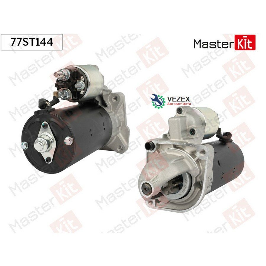MASTERKIT 77ST144 Стартер PEUGEOT BOXER 3.0HDi 06- 77ST144