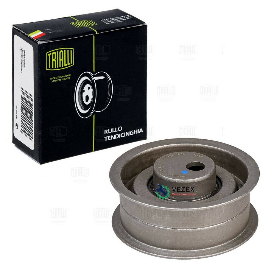 TRIALLI CM6142 Ролик ГРМ для а/м VW Transporter (81-) 1.6d/1.7d/1.9d (натяж.) (CM 6142)