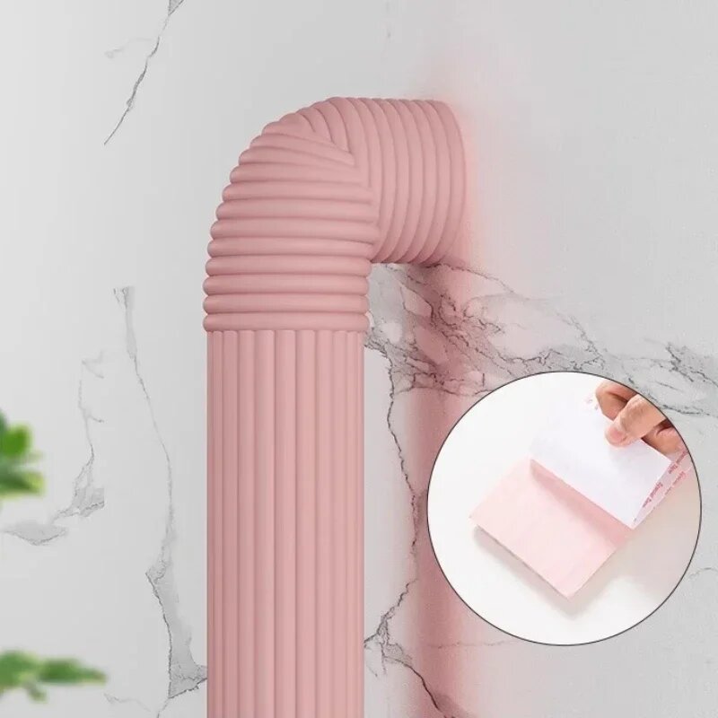 Декоративная заглушка для труб из полителена 2 метра 4PCS, Pink
