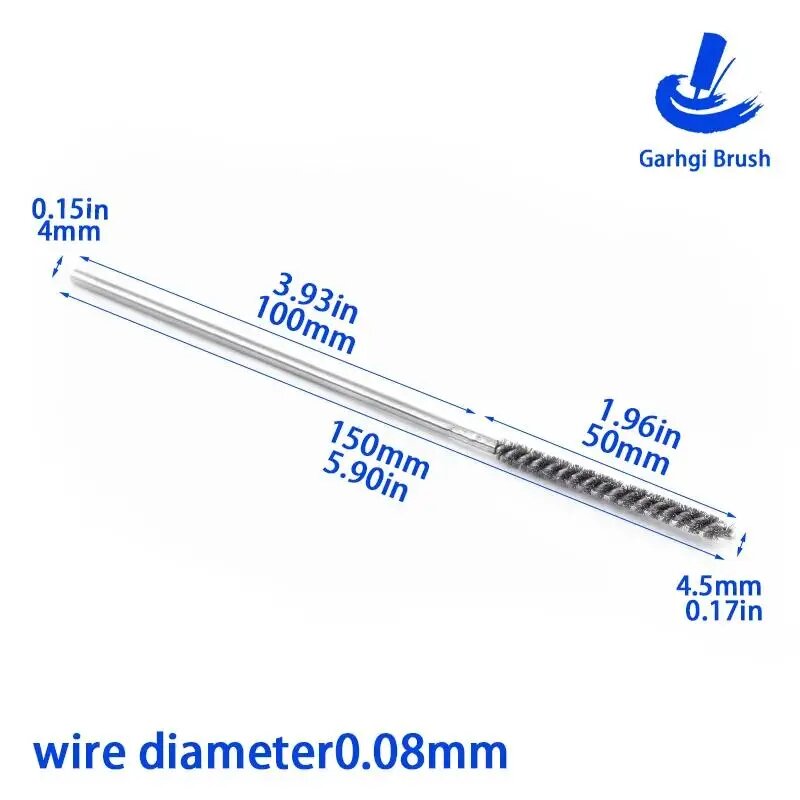 Щетки для дрели Garhgi Brush φ1.5-6 мм OD4.5 Continuous End