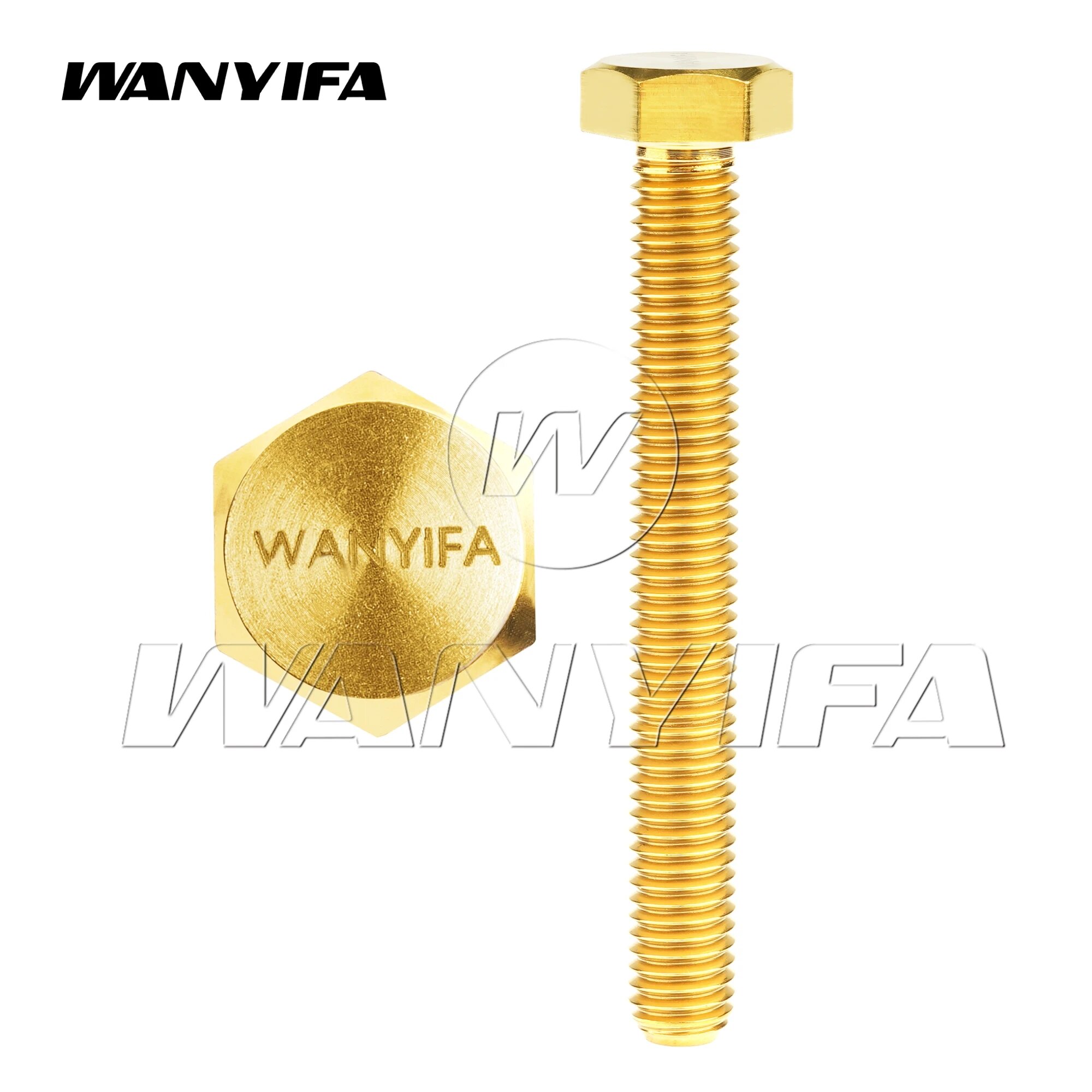 Болт титановый Wanyifa Gold M6x15 мм