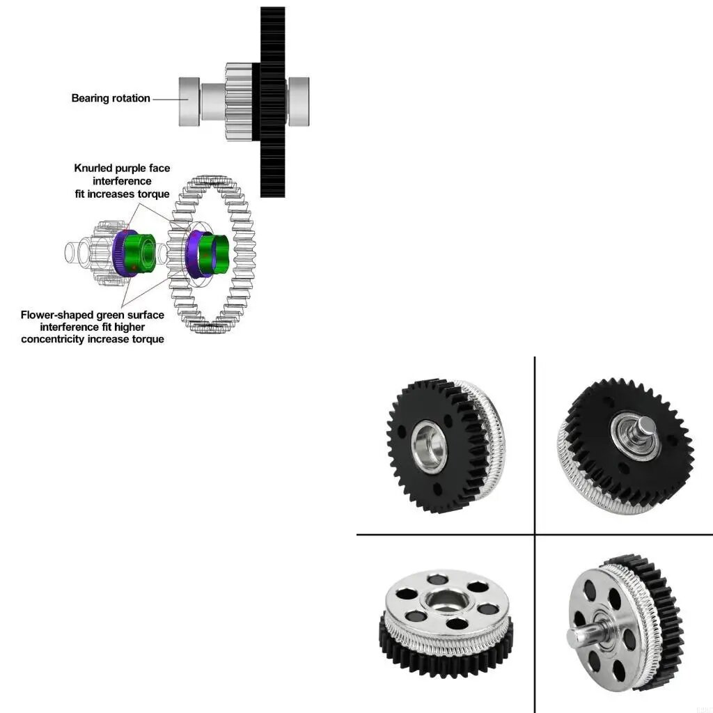 Металлический редуктор для экструдера HGX Lite Extruder 2.0