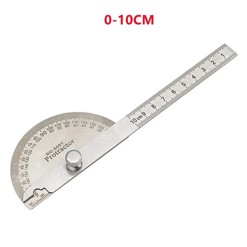 Транспортир SHENGMEIYU 180 градусов из нержавеющей стали 10CM