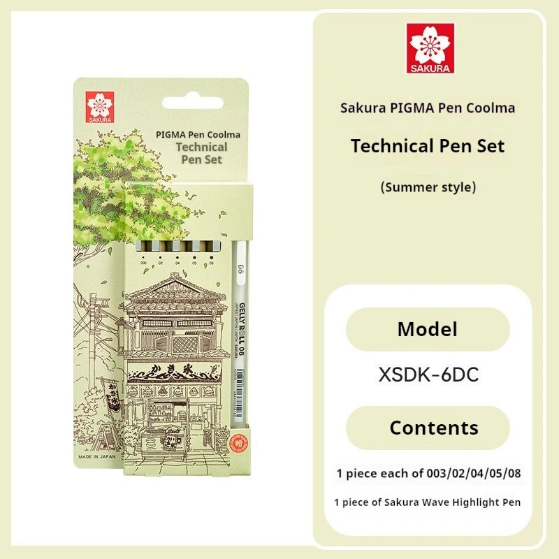 Набор ручек ICOLOUR Sakura Liner Pen Micron