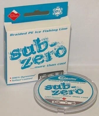Плетёный рыболовный шнур ANGLER PRO "Sub-Zero" (30м; 0,19 мм; 13 кг сделано в Швеции.