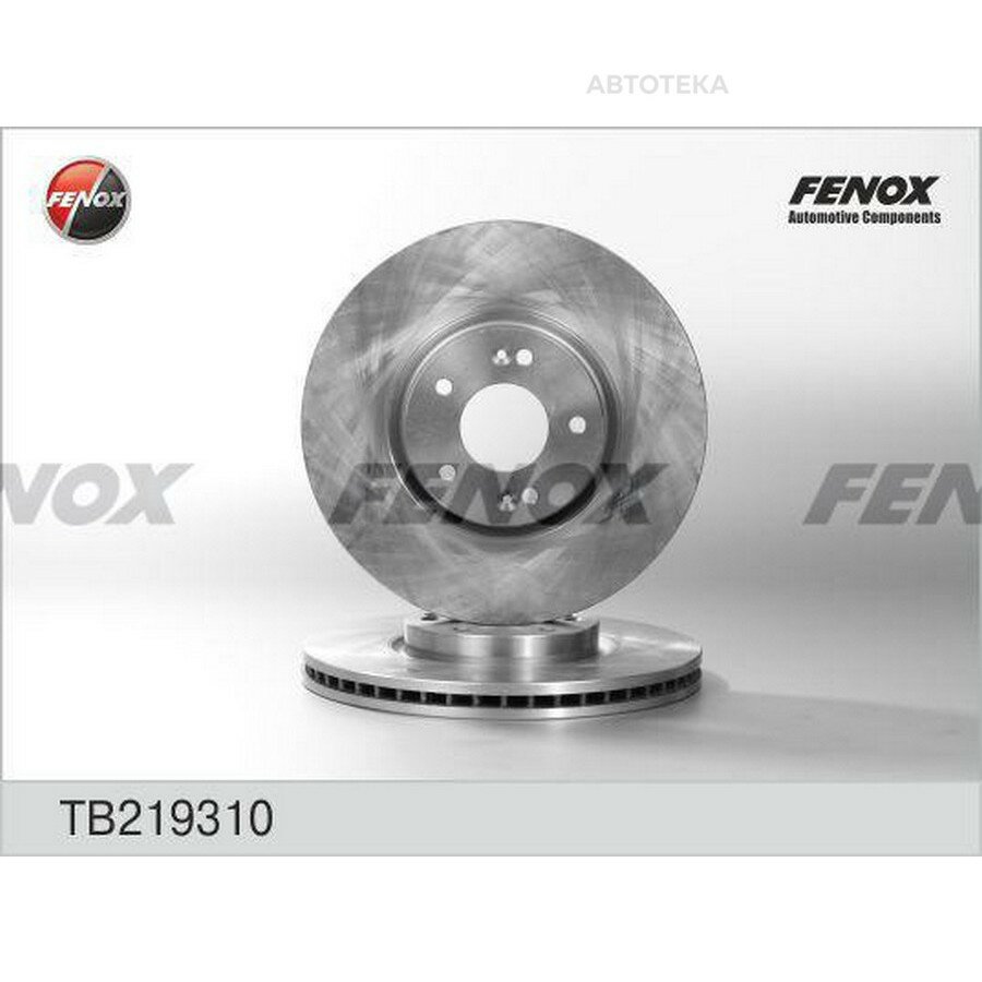 Диск тормозной HYUNDAI SANTA FE (SM) 05-06/(CM) 06- передний вент. D 321мм FENOX TB219310