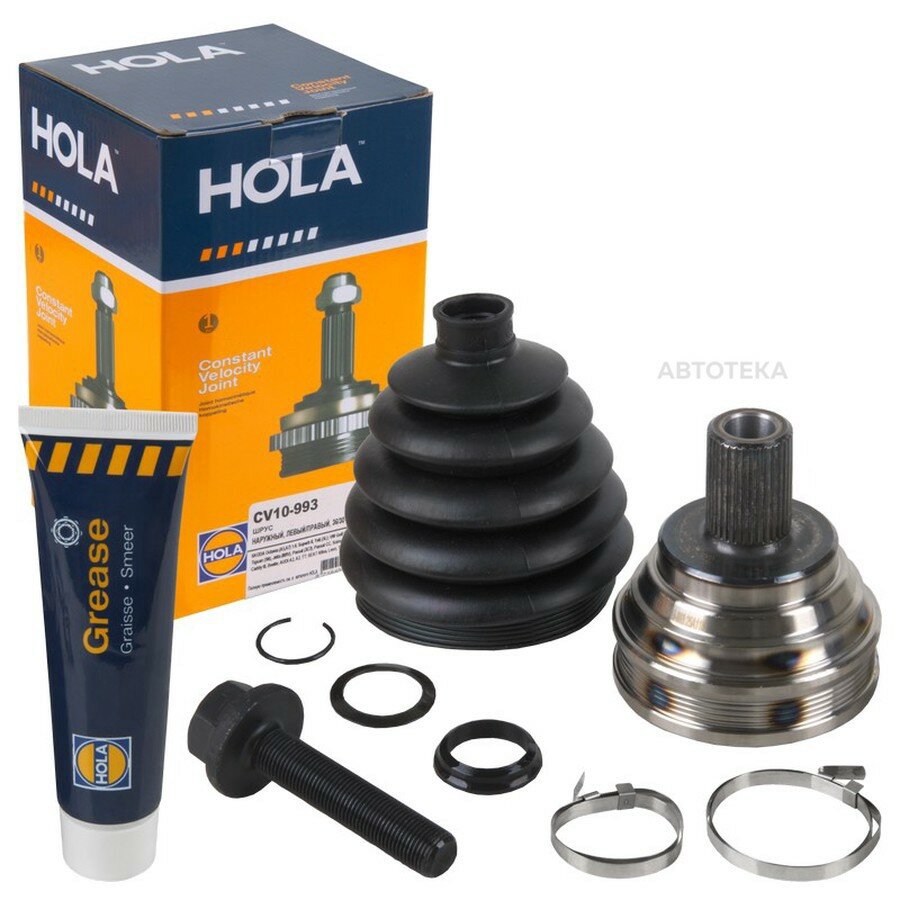 ШРУС наружный SKODA Octavia (A5A7) 1.6 Superb II Yeti (5L) VW Golf (V/VI/VII) Golf Plus Tiguan HOLA CV10993