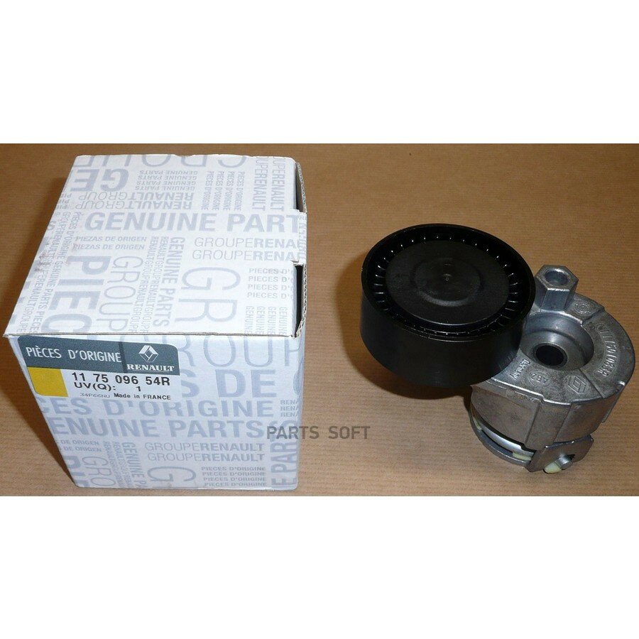 Ролик натяж РЕМ от официального дистрибьютора, RENAULT, артикул 117509654R